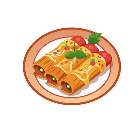 Premium Vector Free Vector Enchiladas Illustration