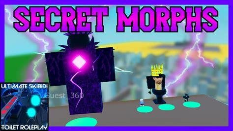 Free Secret Morphs In Ultimate Skibid Toilet Rp Ustrp Roblox Youtube