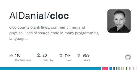 Cloc Counts Blank Lines Comment Lines And Physical Lines Of Source Code In Many Programming