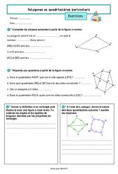 Polygones Et Quadrilat Res Particuliers Exercices De G Om Trie Pour