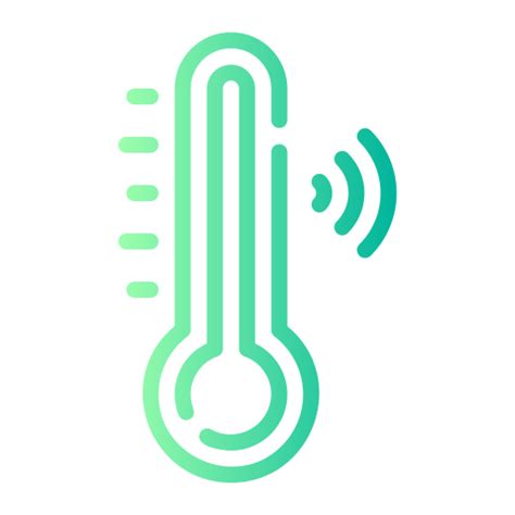 Temperature Sensor Generic Gradient Outline Icon Freepik