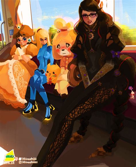 Bayonetta In Train Nintendo Know Your Meme