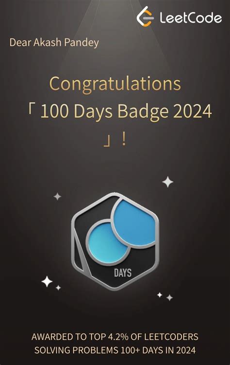 100daysofcode Leetcodemilestone Codingjourney Keepcoding