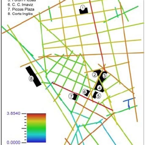 Day Average Movement Rates With Shopping And Axis References