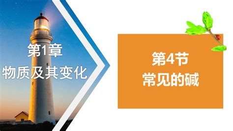 1 4 常见的碱课件 26张PPT 21世纪教育网