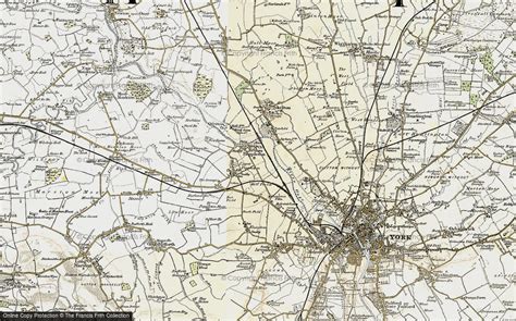 Old Maps Of Nether Poppleton Yorkshire Francis Frith