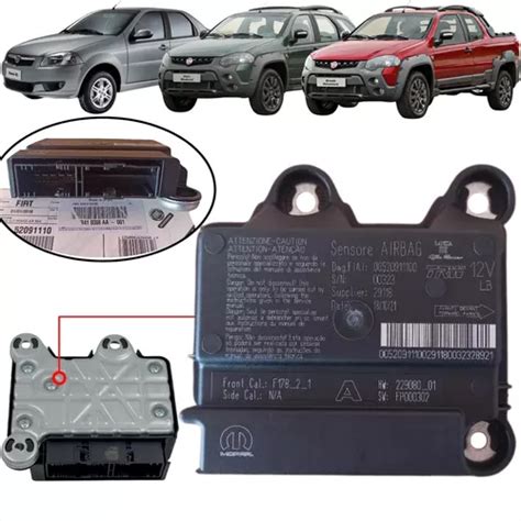 Módulo Airbag Central A Original Fiat Strada Siena Weekend Frete grátis