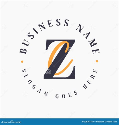 Elegant Letter Zc Initials Logo For Corporate Branding Zc Lettermark