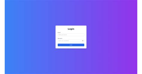 Login Page Free React Tailwind Component
