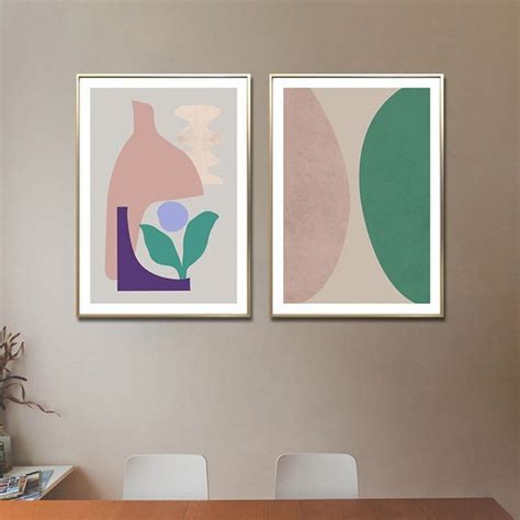 멜팅스튜디오 미니멀 일러스트 기하학 인테리어 포스터 액자 54종 Ssgcom