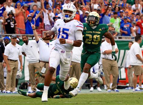 Florida Football The Gators Will Literally Run Through Usfs Defense