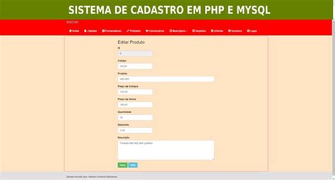 C Digo Fonte Sistema De Cadastro Em Php E Mysql Padr O Mvc