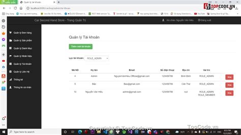 Full Code Website Bán Ô Tô Cũ Spring Boot Mysql