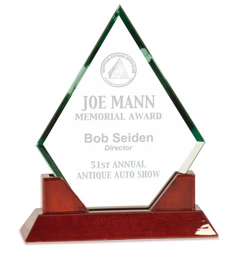 Shop And Personalize Prestige Diamond Glass Award At Dell Awards