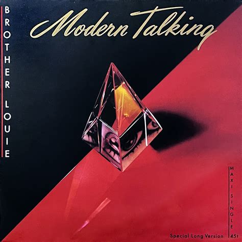 Modern Talking Brother Louie Red Vinyl Disco Time Records