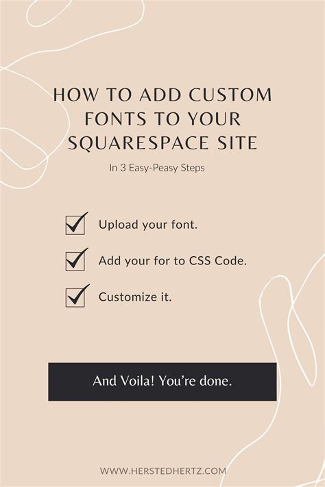 How To Add Custom Fonts To Your Squarespace Website In 3 Easy Steps