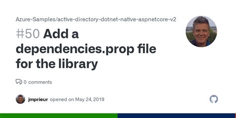Add A Dependencies Prop File For The Library Issue Azure Samples Active Directory Dotnet