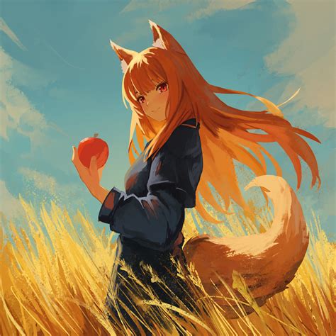 Yan Kodiac Holo Spice And Wolf Absurdres Highres 1girl Animal Ear