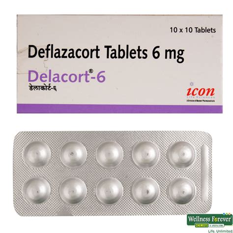 Buy Delacort 6mg 10 Tablets Online At Best Prices Wellness Forever
