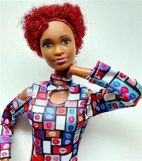 Barbie Mattel Made To Move Fashionistas 33 Hybrid Doll A Convult
