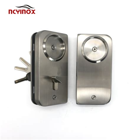 Glass Door Patch Fitting Square Shape Glass Door Lock China Locks And