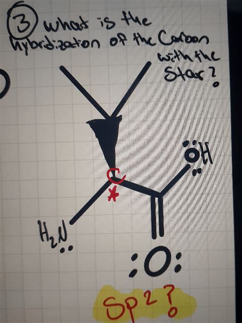 What Is The Hybridization Of The Carbon Atom With A Star Rchemhelp