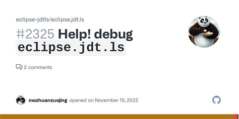 help debug `eclipse jdt ls` · issue 2325 · eclipse jdtls eclipse jdt