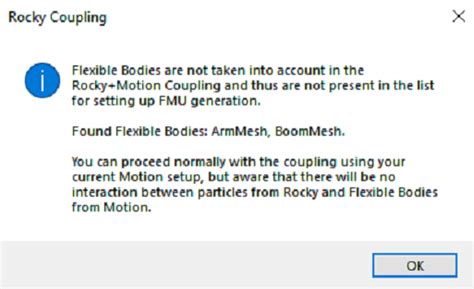 Chapter 2 Ansys Motion Coupling Module