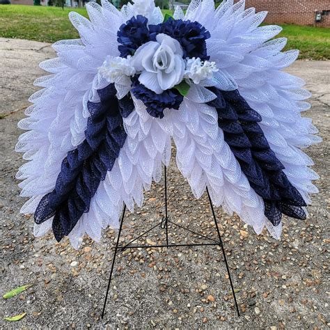 Angel Wings Wreath Angel Wings Decor Funeral Wreath Easter Peace