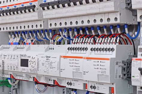 The Abb Equipment Control Module For Technical Processes Is Installed In An Electrical