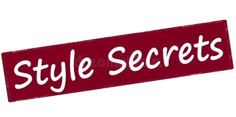 Style Secrets Stock Illustration Illustration Of Closeness 93261951