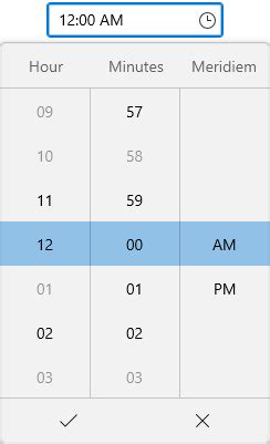 Time Restriction In Winui Time Picker Control Syncfusion