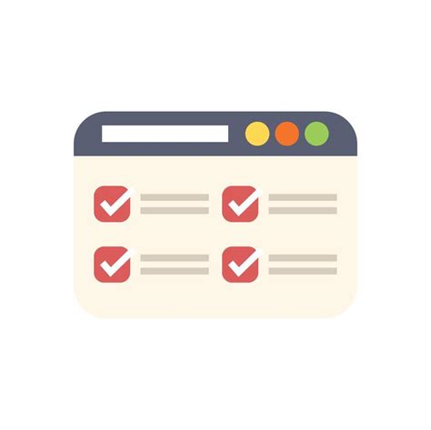 Website Showing Checkmarks For Completed Tasks On Checklist 51574133 Vector Art At Vecteezy