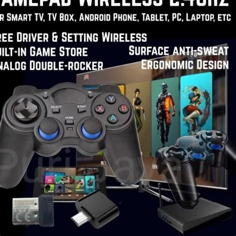 Jual Cbg 957 Gamepad Wireless 24ghz Usb Dongle Joystick Hp Smart Tv