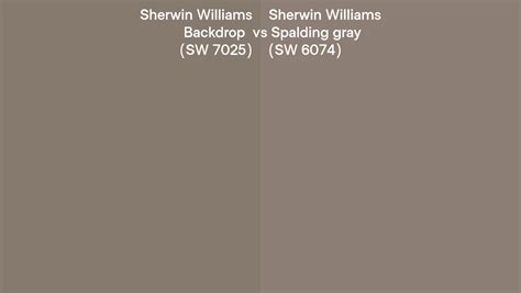 Sherwin Williams Backdrop Vs Spalding Gray Side By Side Comparison