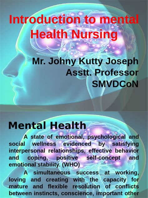 Introduction Part 1 Pdf Mental Disorder Mental Health