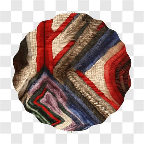 Download Colorful Circular Fabric With Abstract Patterns Pngs Online