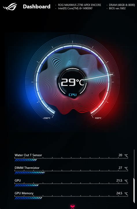 armoury crate 5 9 9 0 update ram temperature not s republic of