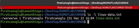 Örneklerle Linuxta Chmod Komutu Nasıl Kullanılır Firewall Uzmani