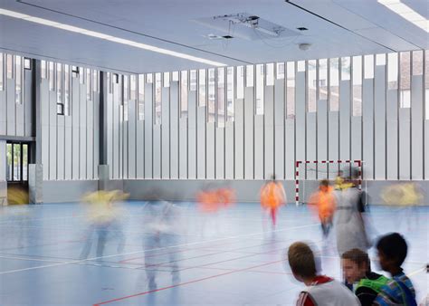 Gymnasium And Town Hall Esplanade In Chelles By Lan Architecture