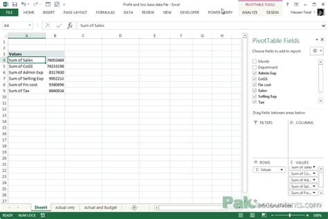 Making Profit And Loss Statements In Excel Using Pivot Tables KINGEXCEL INFO