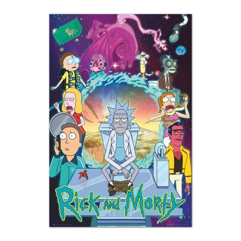 【瑞克和莫蒂】第四季主視覺海報rick And Morty Dope 私貨｜電影、音樂、潮流周邊商品