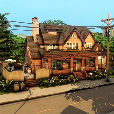 San Sequoia Suburban House The Sims 4 Rooms Lots CurseForge
