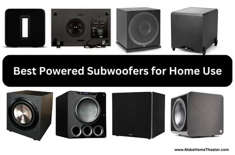 What Are The Best Powered Subwoofers For Home Use