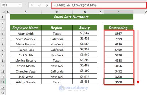 How To Sort Numbers In Excel 8 Quick Ways ExcelDemy