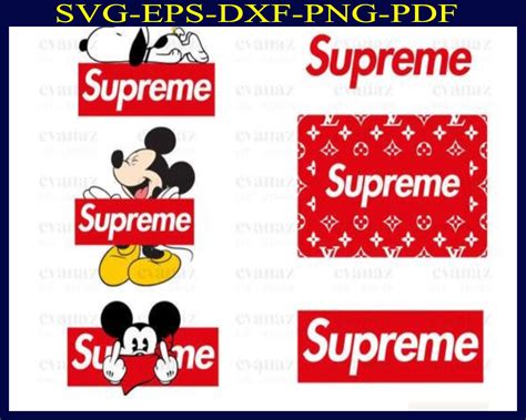 Mickey Mouse Supreme Stickers Are On Display