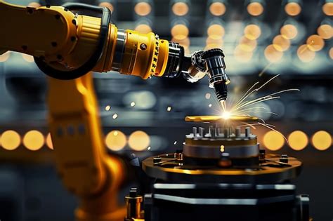 Premium Photo Automated Spot Welding Robot