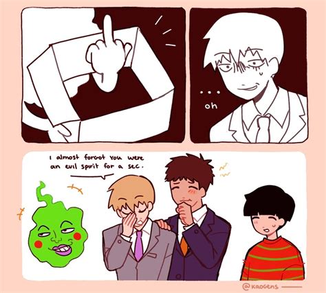 Kageyama Shigeo Reigen Arataka Ekubo And Serizawa Katsuya Mob