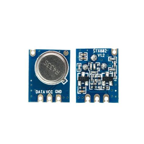 Transmissor E Receptor Rf Chip Super Heteródino Baú Da Eletrônica