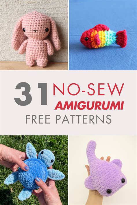 31 Free No Sew Amigurumi Patterns That You Will Love Artofit